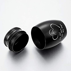 Small Keepsake Urns for Human Ashes Mini Cremation Urns for Ashes Stainless Steel Small Memorial Ashes Holder - My Dad My Hero My Angel