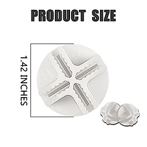 Wolizom Plastic Connector 20 Wire Cube Plastic Connector for Modular Storage Organizer Closet and Wire Shelving（White）