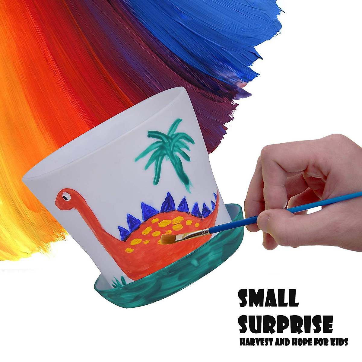 JC-JDFMY11 Paint & Plant Flower Planting Growing Kit - Kids Gardening Birthday Drawing Toys -Crafts for Girls & Boys - STEM Art & Handicraft Project Activities,Arts and Crafts for Kids 6,8-12