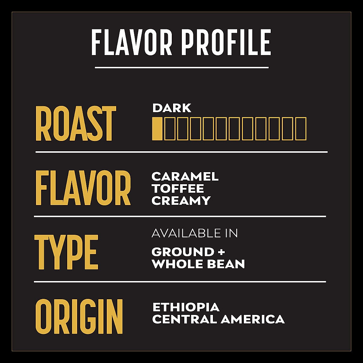 BLK & Bold Ground Coffee, Smoove Operator Premium Dark Roast, 100% Arabica Beans, 12 oz Bag