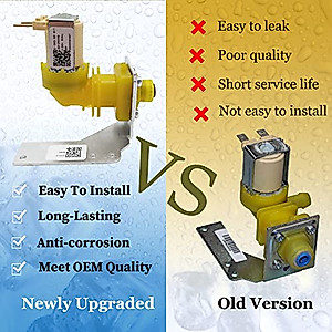 000009123 000009120 000008487 000008483 33129028 IH9120 Water Inlet Assembly Compatible Manitowoc ice Machines,Fits S,SD,I,IB, JC,QR,SD and K Series Machines,120V 60Hz 5W.-3 Year Warranty.