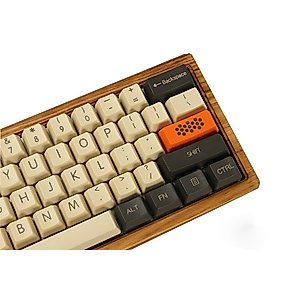 YMDK Carbon Top Print 87 104 60 Keycaps Thick PBT OEM Profile Keycap for MX Mechanical Keyboard (Only Keycap) (61)