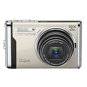 OM SYSTEM OLYMPUS Stylus 9000 12 MP Digital Camera with 10x Wide Angle Optical Dual Image Stabilized Zoom and 2.7-Inch LCD (Champagne)