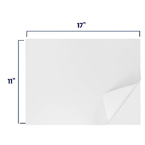 Pacific Arc Drafting Vellum Sheets, 10-Sheets 11 x 17 inches Paper Rag Vellum
