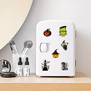 100PCS Non-Repeating Halloween Pumpkin Theme Stickers, Vinyl Waterproof Holiday Party Stickers, Kids and Youth Adult Party Favors Gifts