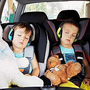 Xinnun 4 Pcs Kids Ear Protection Earmuffs Hearing Adjustable for Noise Reduction for Toddlers 27NRR Noise Cancelling Earmuffs for Kids Sleeping Studying