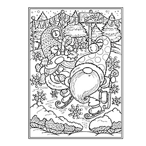 Creative Haven Gnome Sweet Gnome Coloring Book (Adult Coloring Books: Fantasy)