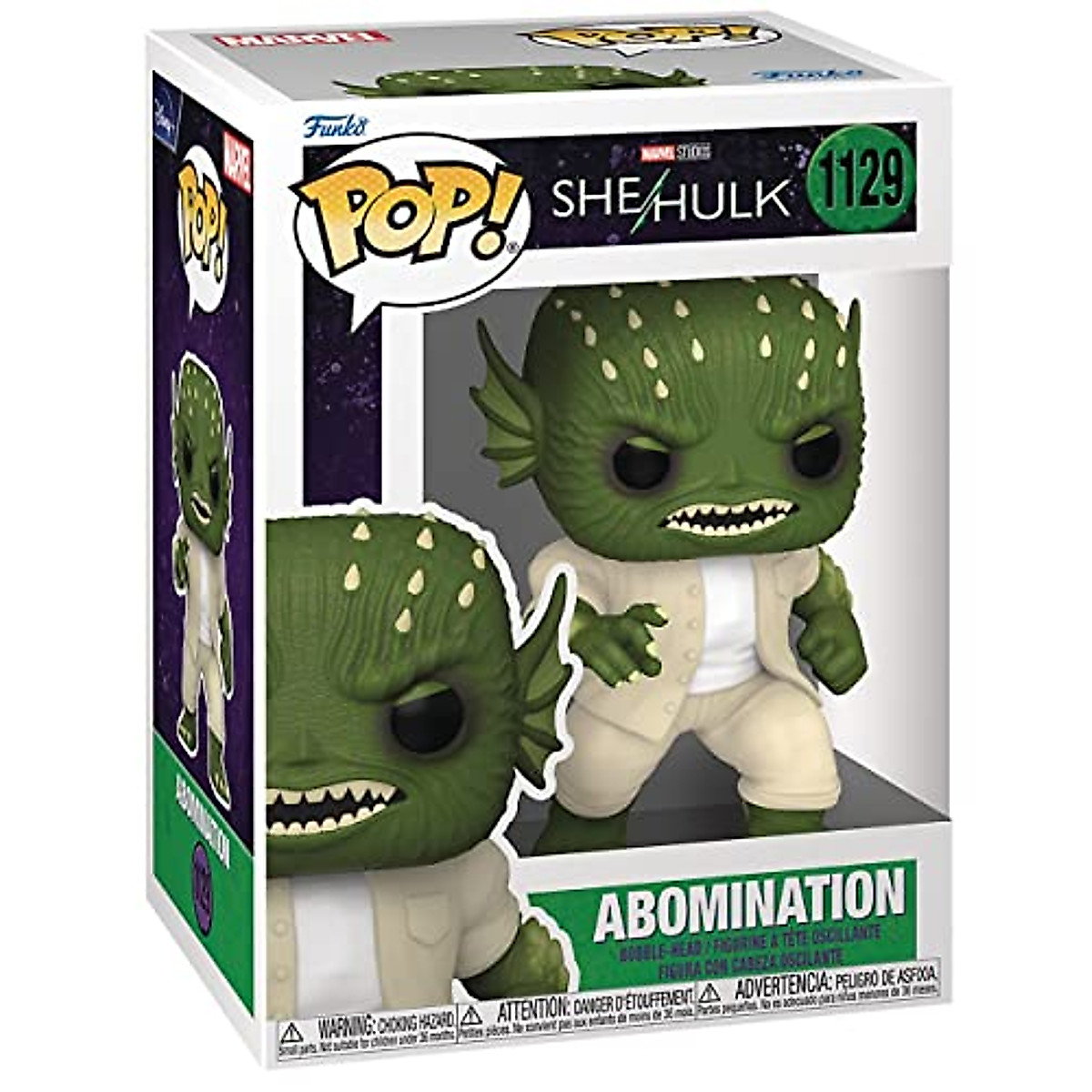 POP Marvel: Attorney at Law - Abomination Funko Vinyl Figure (Bundled with Compatible Box Protector Case), Multicolor, 3.75 inches