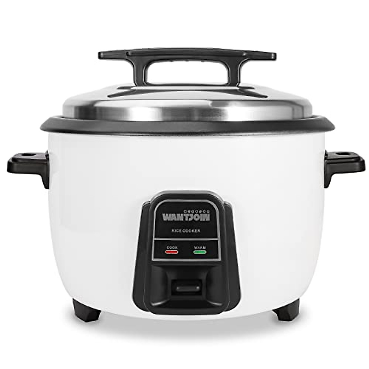 Wantjoin Rice cooker Stainless Rice Cooker & Warmer Commercial Rice cooker for party and family(10L capacity for 4.2L rice,42CUPS)