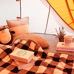 J.M.Deco 3-4 Person Pop Up Tents for Camping with 2 Windows, Backyard Sunny Beach Instant Popup Tent for Family, Hiking Camping Tents 4 People for Backpacking, Easy Setup Tent 110''x70''x50'',Orange