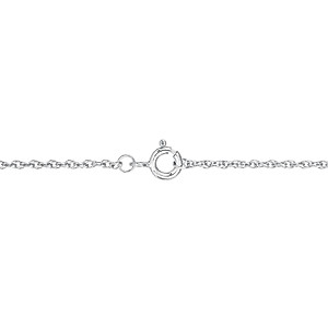 Women's & Ladies 925 Sterling Silver Infinity Sign Diamond Accented Pendant Necklace, Infinity Sign Endless Love 1/10 ctw (Carat Total Weight) Diamond & Silver Necklace, 16" Inch Rope Chain Necklace
