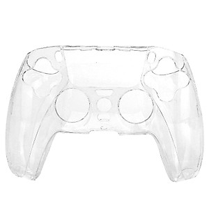 Gamepad Case for PS5 Controller, Clear Controller Skin Anti-Slip Silicone Rubber Cover for PS5, Gamepad Handle Grip for PS5 Controller