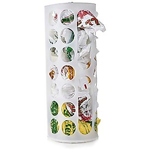 Grocery Bag Storage Holder - This Large Capacity Bag Dispenser Will Neatly Store Plastic Shopping Bags and Keep Them Handy for Reuse. Access Holes Make Adding or Retrieving Bags Simple and Convenient.