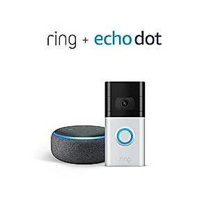 All-new Ring Video Doorbell 3 with Echo Dot