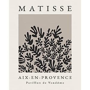 UPWOIGH Matisse Black And White Wall Art Poster Set of 3, 12x16in Unframed Real Quality Canvas Paintings for Tasteful Art Poster, Decoration in Living Room, Bathroom,Hallway Bedroom