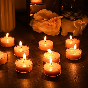 Jeco Inc. 12pk Pumpkin Spice Tealight Candles, 1.75&quotD x 0.75&Quoth, Orange, 12 Count