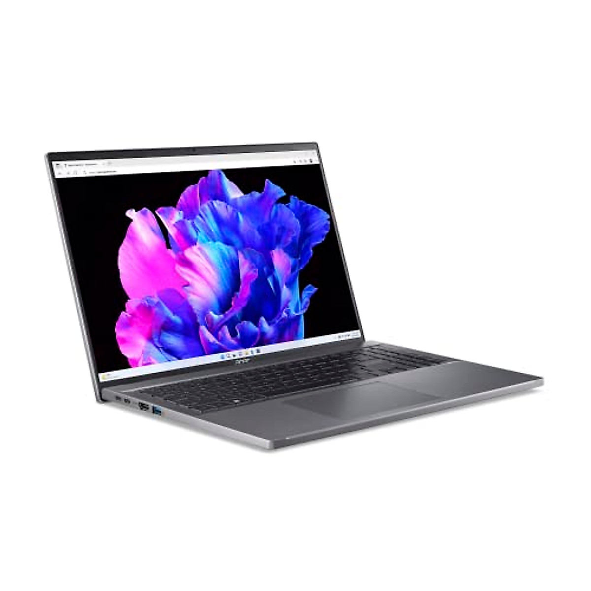 Acer Swift Go 16 Thin & Light Laptop | 16" 1920 x 1200 100% sRGB 400nit Display | Intel Core i5-1335U | Intel Iris Xe Graphics | 8GB LPDDR5 | 512GB Gen 4 SSD | Intel WiFi 6E AX211 | SFG16-71-52SD