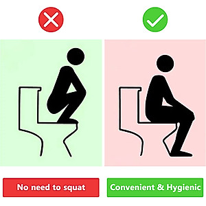 30 Pack Toilet Seat Cover, Travel Toilet Seat Covers (15.8×23.6 inch), Individually Wrapped Portable Extra Large Waterproof Toilet Covers for Travel, Office, Public Places