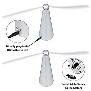 PIAOPIAONIU 3 pcs Fly Fan for Tables Fan Fly Portable Table Fan for Outdoor Indoor Keep Flies Away from Your Food