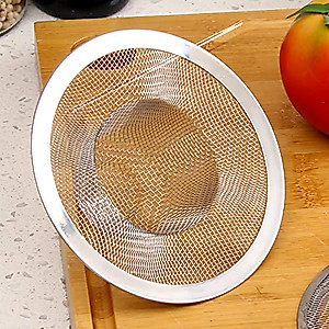 Kingrol 50 Pack Stainless Steel Sink Strainer, 2-3/4 Inch Slop Basket Filter Trap for Kitchen, Bathroom, Balcony, Floor Drain (2-3/4 Inch)