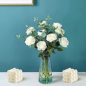 2PCS Bubble Candles Vanilla Scented Aesthetic Cube Candle, Soy Wax Cool Shaped Candles, Home Office Danish Pastel Trendy Room Floating Shelves Decor Small Bubble Candles