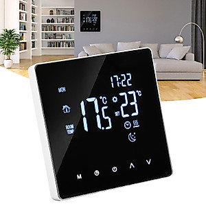 Floor Heating Thermostat 16A 4400W Intelligent Programmable Thermostat Digital Home Heating Temperature Controllerfor Radiant Underfloor Heating
