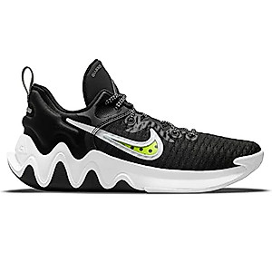 Nike Giannis Immortality Mens Basketball Trainers CZ4099 Sneakers Shoes (UK 9.5 US 10.5 EU 44.5, Black White Wolf Grey 010)
