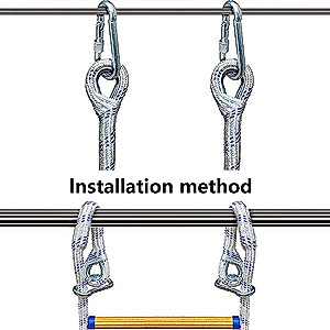 Safety Ladder,Home Emergency Escape Ladder - Portable Fire Escape Ladder,Rope Ladder/5M/16.4Ft