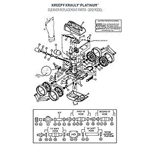 ATIE Pool Cleaner Wheel Tire Compatible with Pentair Kreepy Krauly® Platinum™ Pool Cleaner Wheel Tire 370405Z (4 Pack)