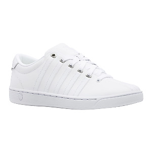 K-Swiss Women's Court Pro II CMF Sneaker, White/Silver, 7.5 M