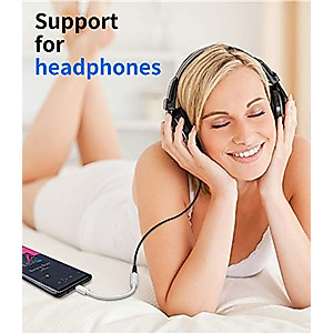 2Pack,USB C to 3.5mm Headphone Adapter Type C Jack AUX Dongle Audio Earphone Compatible with Google Pixel Nexus 6 5 4 3XL,Samsung Galaxy S20 S21 S10 S9Ultra Note,for iPad Pro air4 2020 2019 Cable Cord