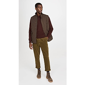 Theory Men's Toby Polo J Montana, Chocolate, Brown, M