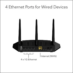 NETGEAR Wireless Desktop Access Point (WAC124) - WiFi 5 Dual-Band AC2000 Speed | 4 x 1G Ethernet Ports | Up to 64 Devices | WPA2 Security | Desktop | MU-MIMO | Supports 3 SSIDs | 802.11ac