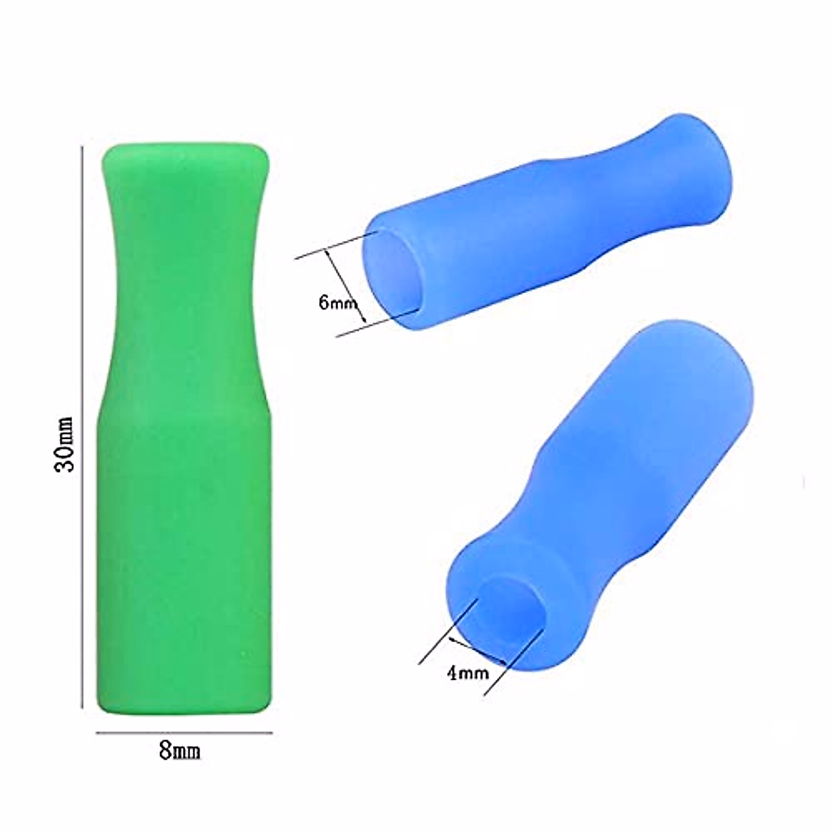 Metal Stainless Steel Straws, 4pcs 12" Ultra Long Reusable Metal Drinking Straws with Cleaning Brush and Silicone Tips for Tall Tumblers