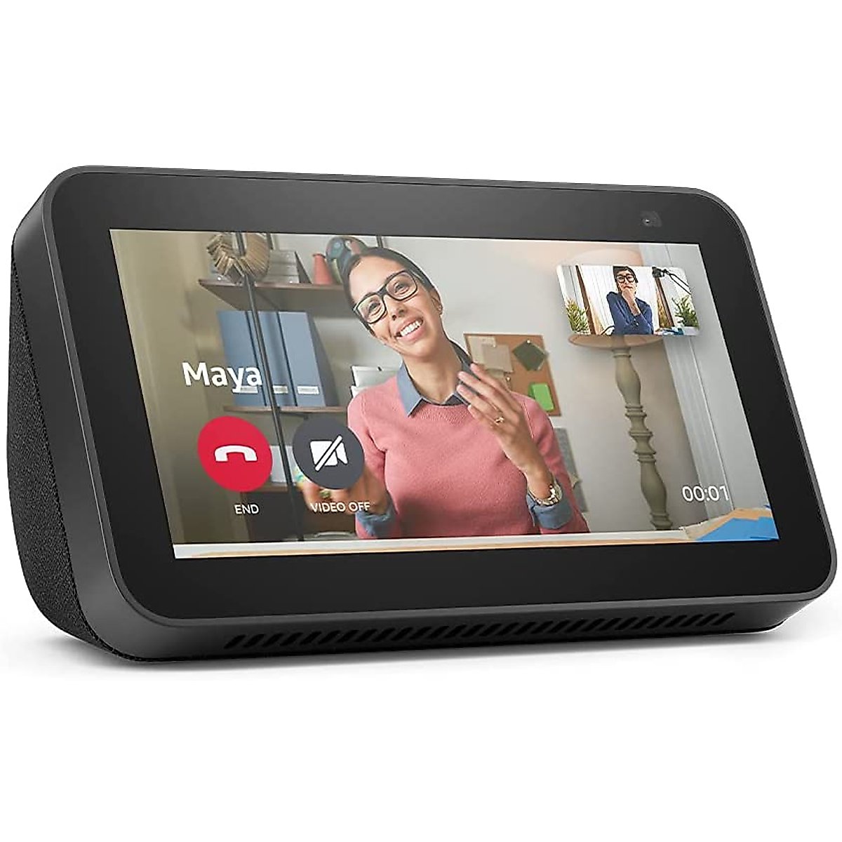 Certified Refurbished Echo Show 5 (2nd Gen, 2021 release) | Smart display with Alexa and 2 MP camera | Charcoal