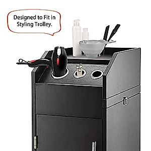 QUEESALN Salon Hair Styling Station Dryer Curling Hot Iron Appliance Tube and Comb Accessories Holder Tube Package Salon Station Organizer Holder Iron Tube