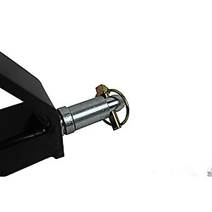 Standard 3-Point Hitch Adapter for Trailers & Farm Equipment with Category 1 Pins & 2" Hitch Receiver