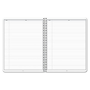 BookFactory Guitar Tablature Notebook/Guitar Music Tabs Journal - 120 Pages, Wire-O, 8 1/2 x 11 Tablature Format (JOU-120-7CW-A(Guitar-Tabs))