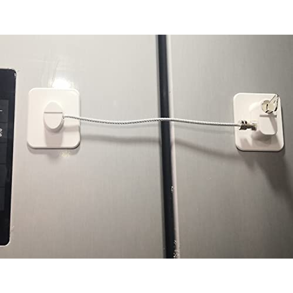 YEYA Upgraded No Drill Furniture Wall Anchors for Baby Proofing, Anti Tip Furniture Straps for Child Safety 2 Pack