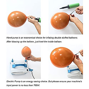 Double Stuffed Orange Apricot Black Balloon Garland Arch Kit-Orange, Apricot, Black Balloons For Baby Shower, Birthday Party, Bridal Shower, Celebrations