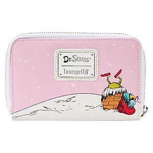 Loungefly Dr Seuss How the Grinch Stole Christmas Sleigh Zip Around Wallet