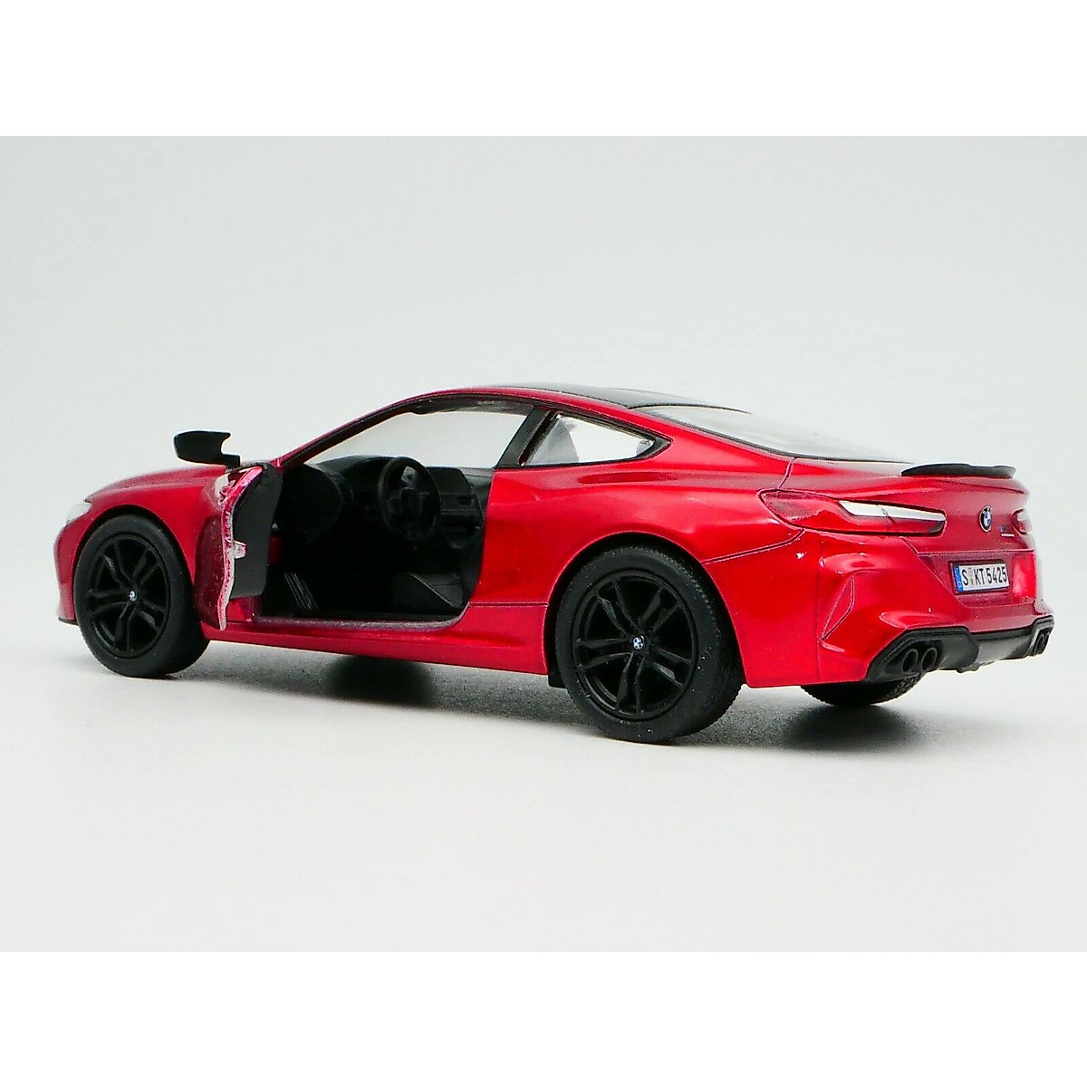 KiNSMART BMW M8 Competition Coupe Red 5" 1:36 Scale Die Cast Metal Model Toy Car w/Pullback Action