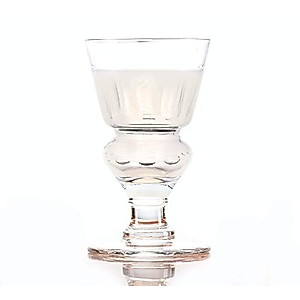 Amehla Original Absinthe Glass: Set of 2 - Vintage Reservoir Pontarlier Style Cordial Cocktail Glasses