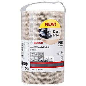 Bosch Professional 2608621292 G180, Paper Roll M480 Best (Wood and Paint, 115 x 5000 mm, Grit P180, Accessories for Hand Sanding), Beige