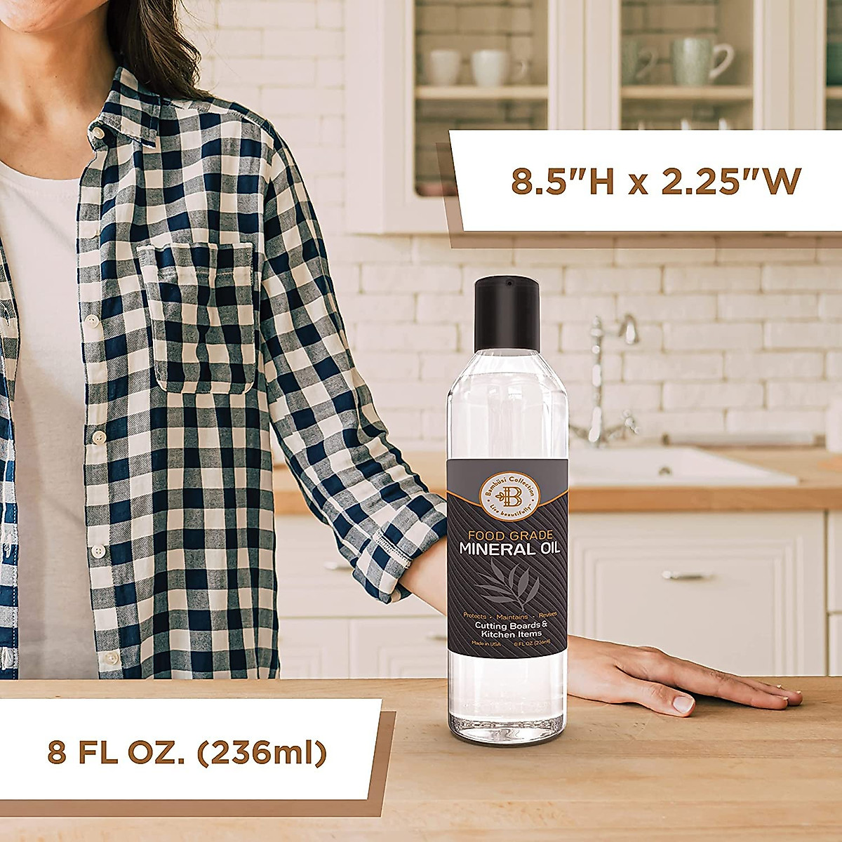 In-Drawer Knife Block Organizer and Food Grade Mineral Oil