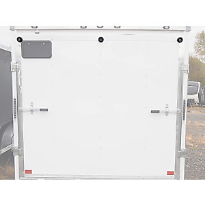 Red Hound Auto 3 Rubber Bumpers for Trailer Compatible with Ramp Door Truck 2.5 Inches Round Replacement Cargo Stop