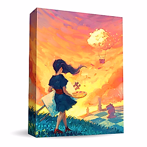 Canvas Board Game - Create Stunning Masterpieces! Art Competition and Puzzle Game for Kids & Adults, Ages 14+, 1-5 Players, 30 Minute Playtime, Made by R2i Games