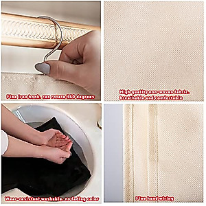 Household Essentials Hanging Shoe Storage Organizer for Closets,Over the Door Hanging Shoe Organizers,12 Large Pockets Over the Door Shoe Rack(black)