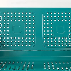 Crosley Furniture CO1024-TU Bates Retro Metal Outdoor Loveseat Glider, Turquoise Gloss