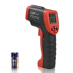 Wintact Digital Infrared Thermometer -58 to 1022℉ (-50 to 550℃) Non-Contact Laser Temperature Gun Measuring Surface for Kitchen Cooking Food Fluid BBQ Frying Meat